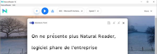 Natural Reader (Version 16) - Techlab APF France handicap
