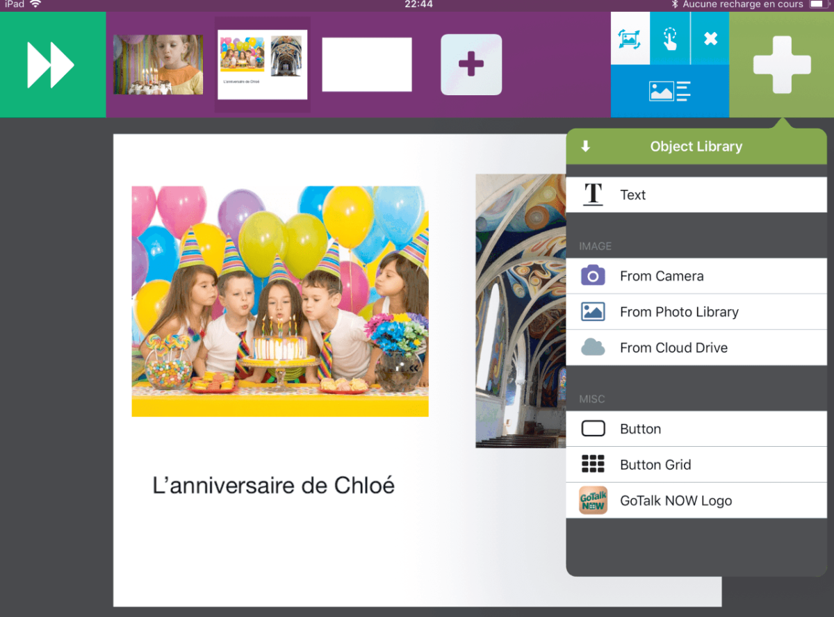 GoVisual Scene Maker - Techlab APF France handicap