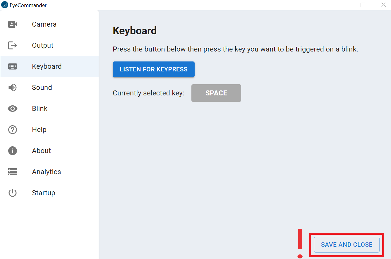 EyeCommander - Techlab APF France handicap