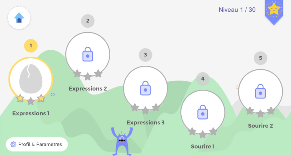 EMOFACE Play and Learn emotions - Techlab APF France handicap
