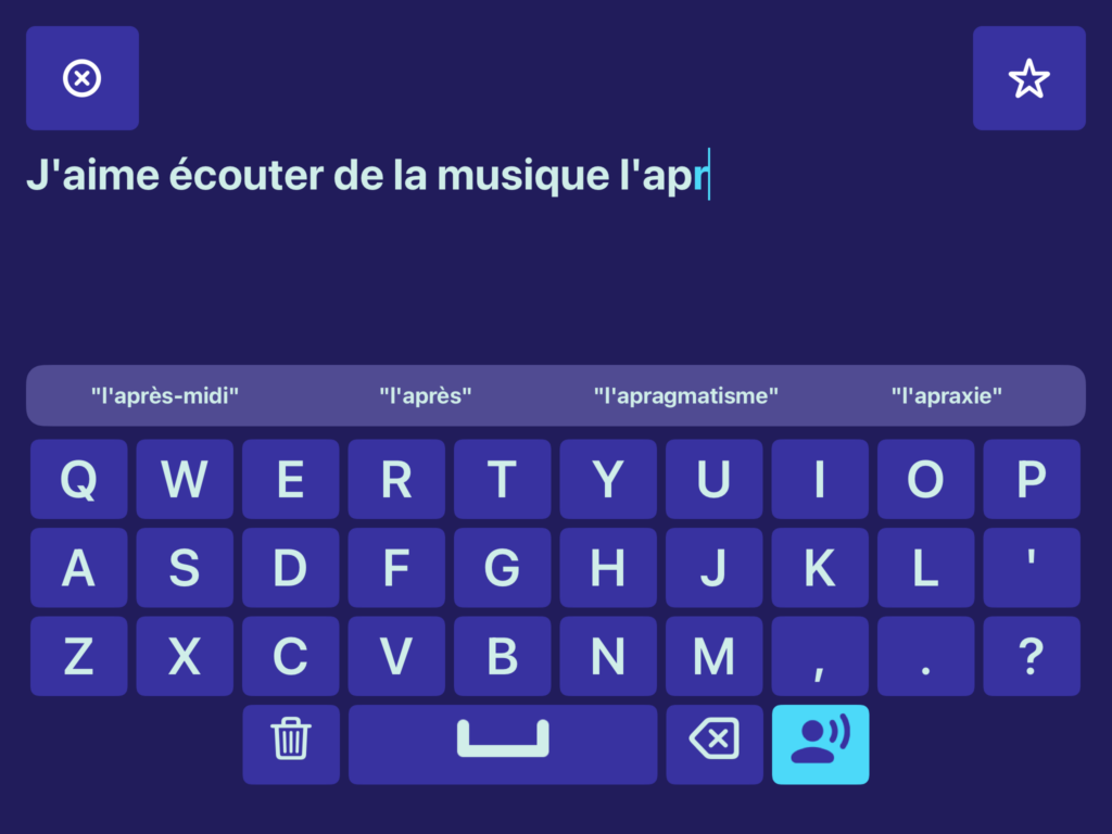 Vocable AAC - Techlab APF France handicap