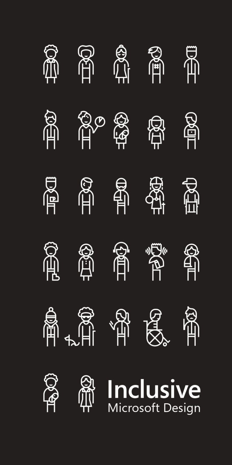 L'Inclusive design guidebook de Microsoft - Techlab APF France handicap